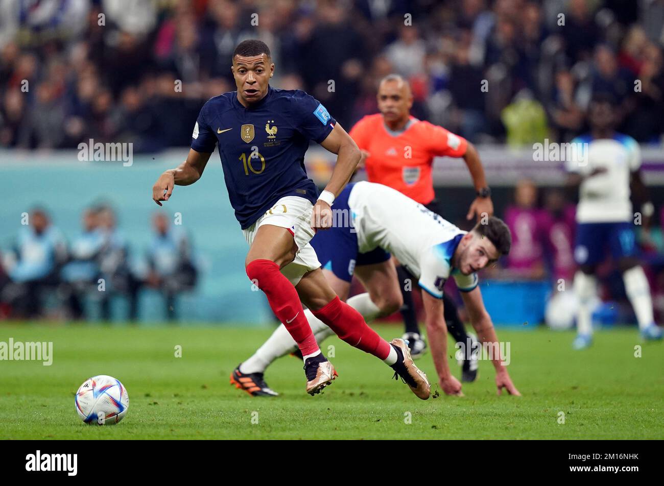 France's Kylian Mbappe during the FIFA World Cup Quarter-Final match at ...