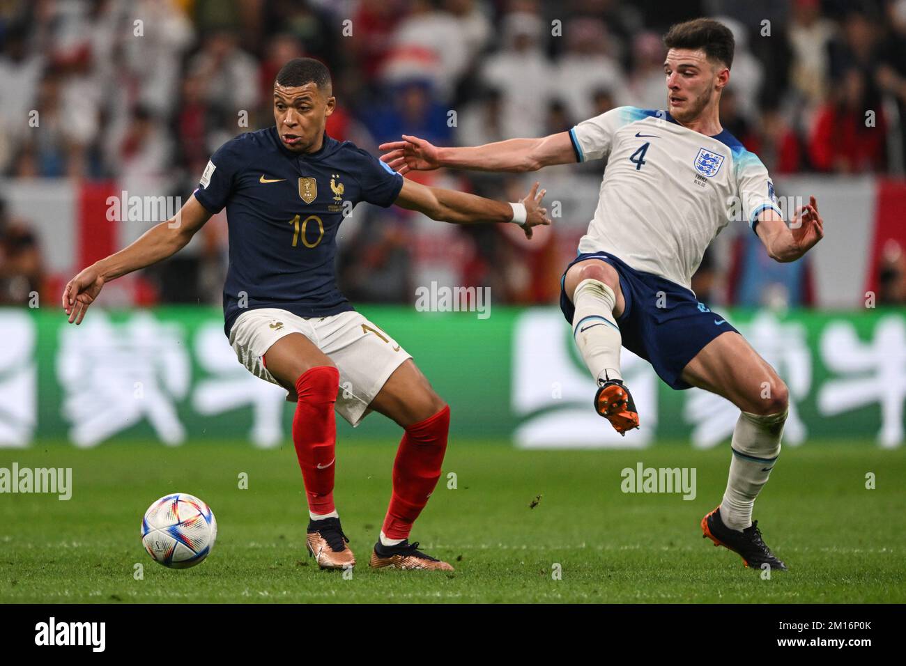 Al Chaur, Qatar. 10th Dec, 2022. Soccer, World Cup, England - France ...