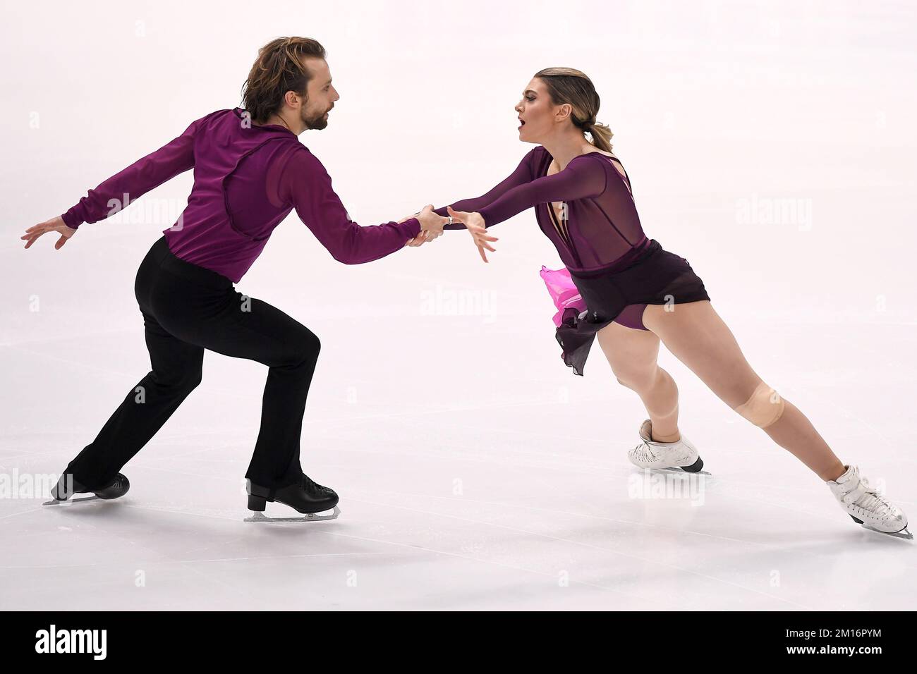 Turin, Italy. 10 December 2022. Kaitlin Hawayek, Jean-Luc Baker of USA ...