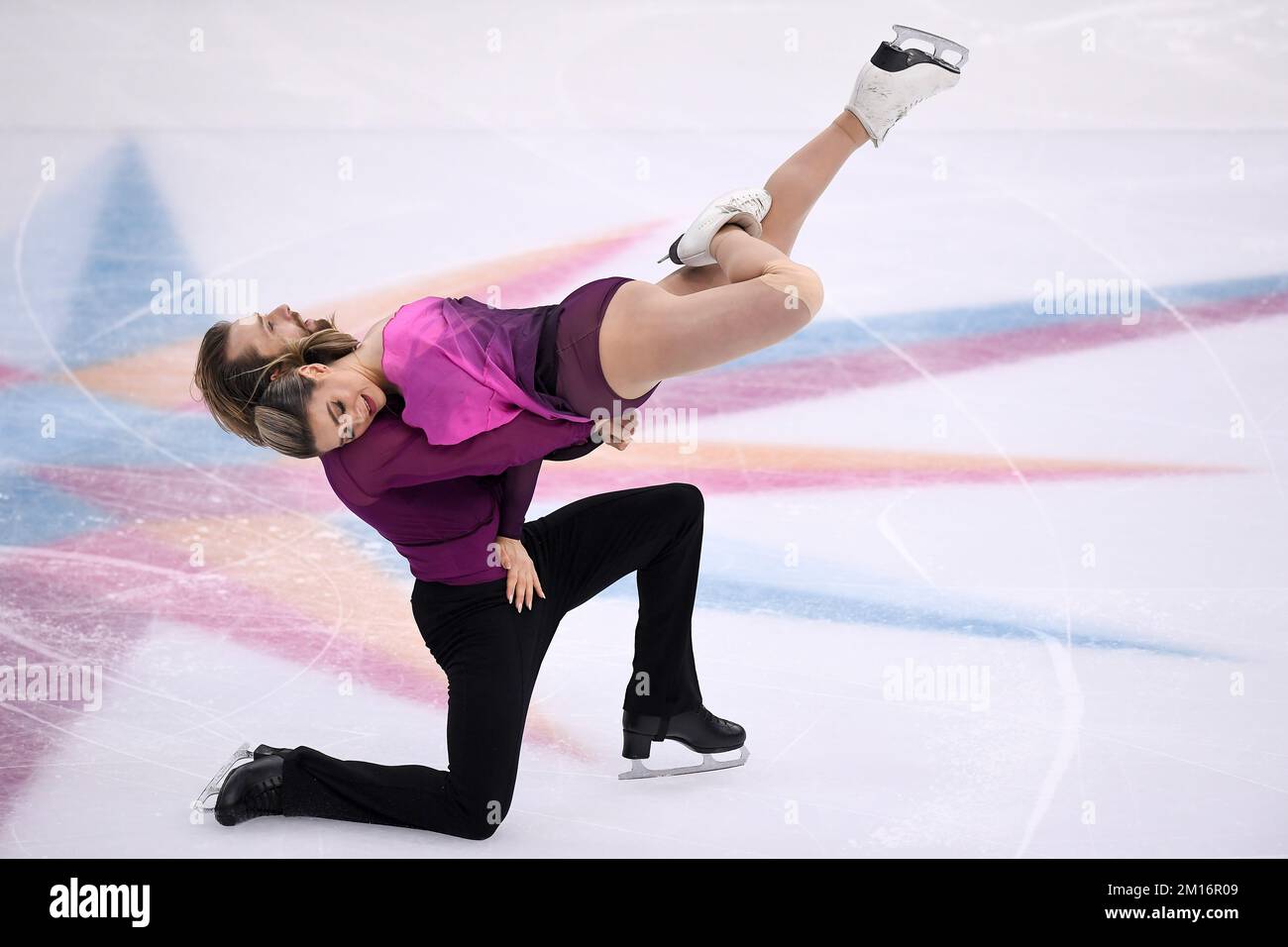 Turin, Italy. 10 December 2022. Kaitlin Hawayek, Jean-Luc Baker of USA ...
