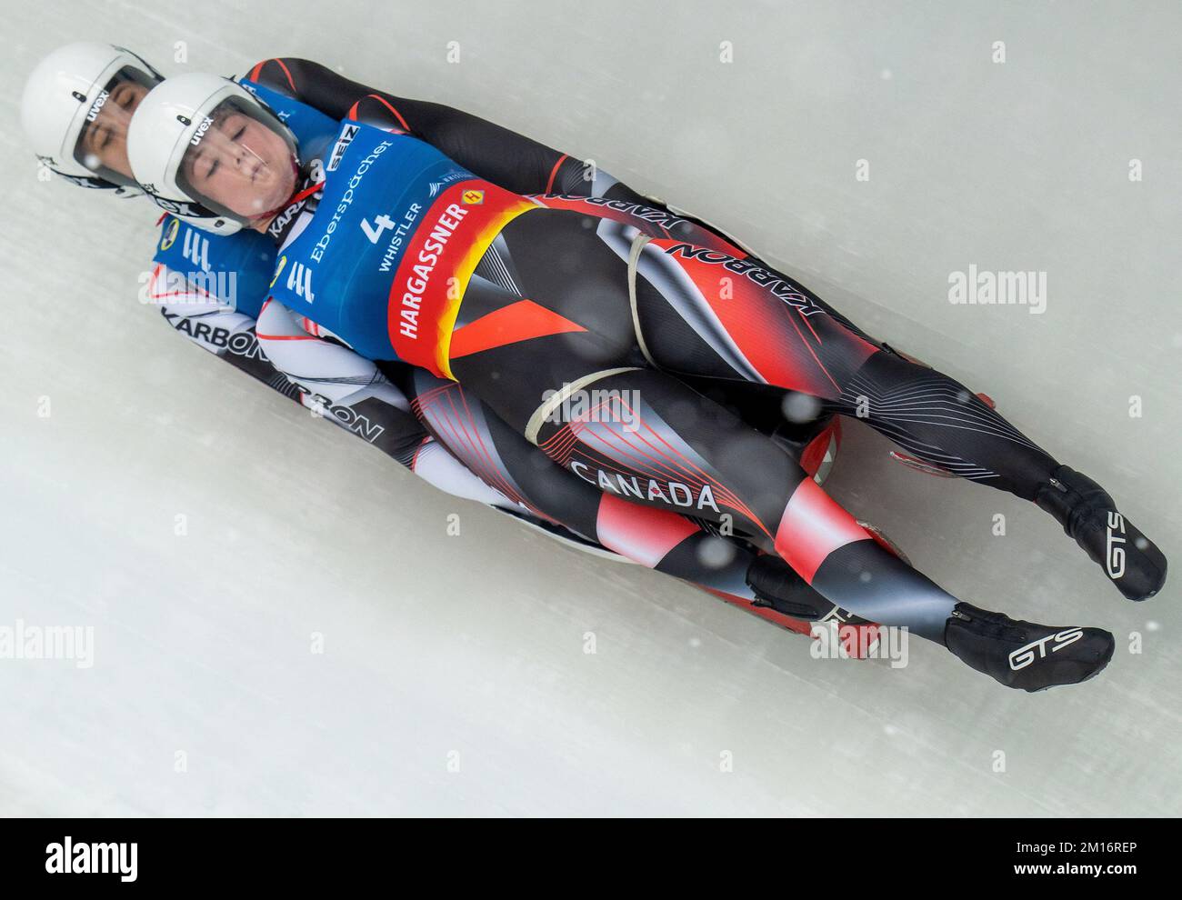 Whistler, Canada. 10th Dec, 2022. Canada's Caitlin Nash and Natalie ...