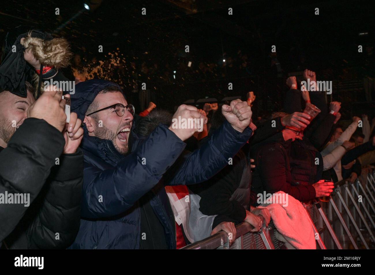The Mill, Digbeth, Birmingham, December 10th 2022 - England fans go ...