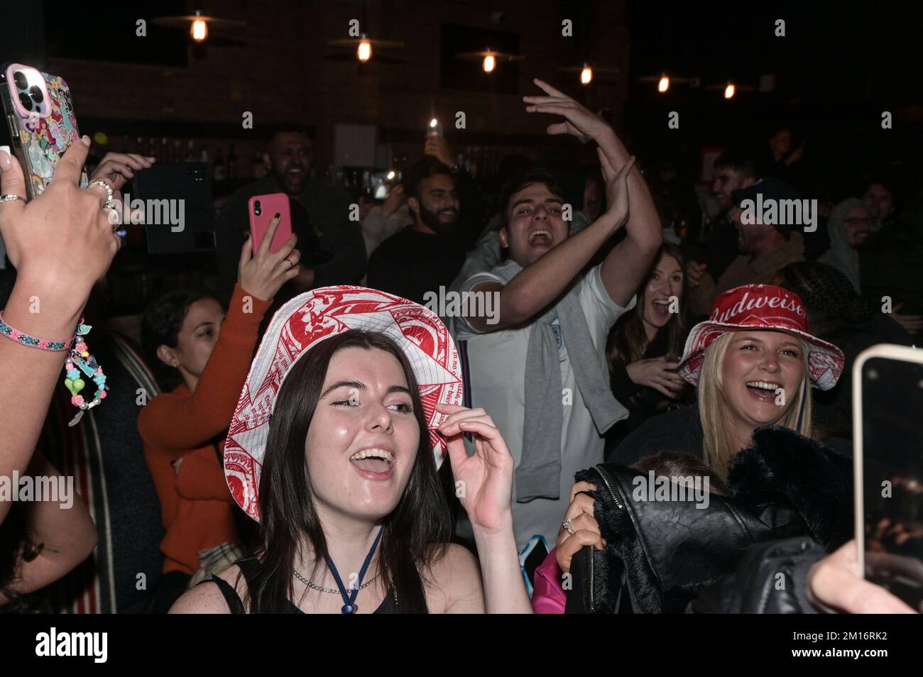 The Mill, Digbeth, Birmingham, December 10th 2022 - England fans go ...