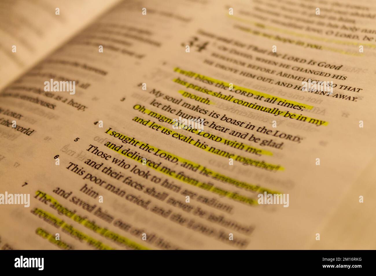 One of the most beautiful Psalms, Psalm 34. A reminder that the Lord ...