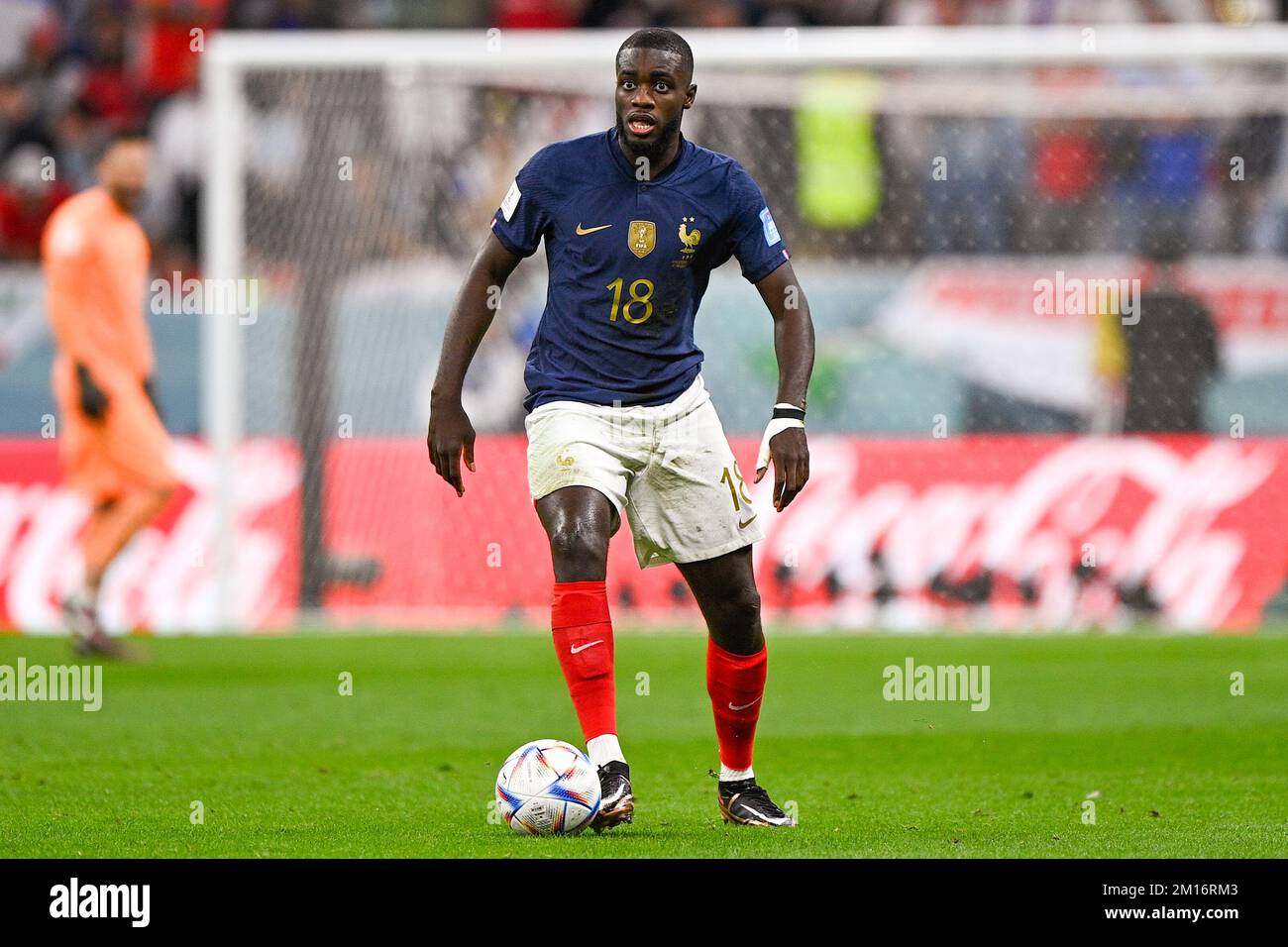 AL KHOR, QATAR - DECEMBER 10: Dayot Upamecano of France in action ...