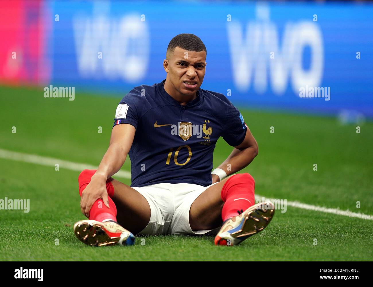France's Kylian Mbappe during the FIFA World Cup Quarter-Final match at ...
