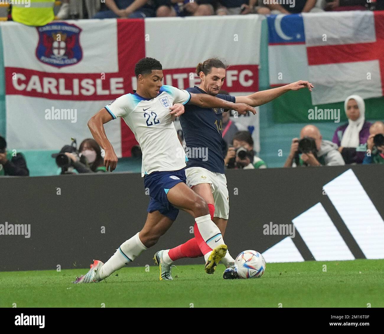 12/10/2022, Al Bayt Stadium, Doha, QAT, World Cup FIFA 2022, quarterfinals, England vs France ...