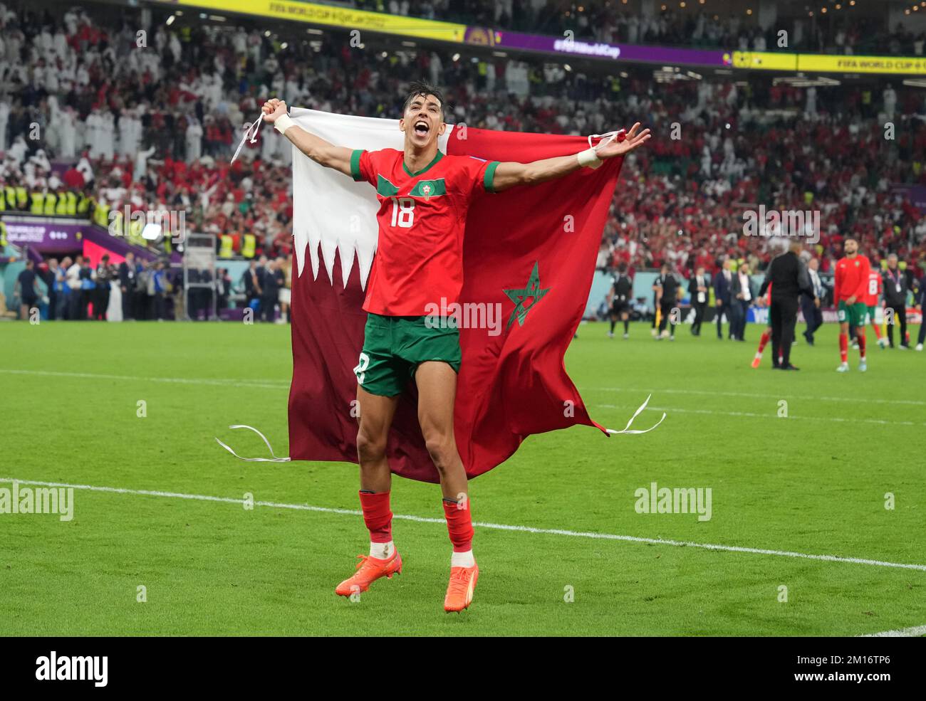 DOHA (QATAR), 10/12/2022 - WORLD CUP/MOROCCO vs PORTUGAL - Arhmed Match ...