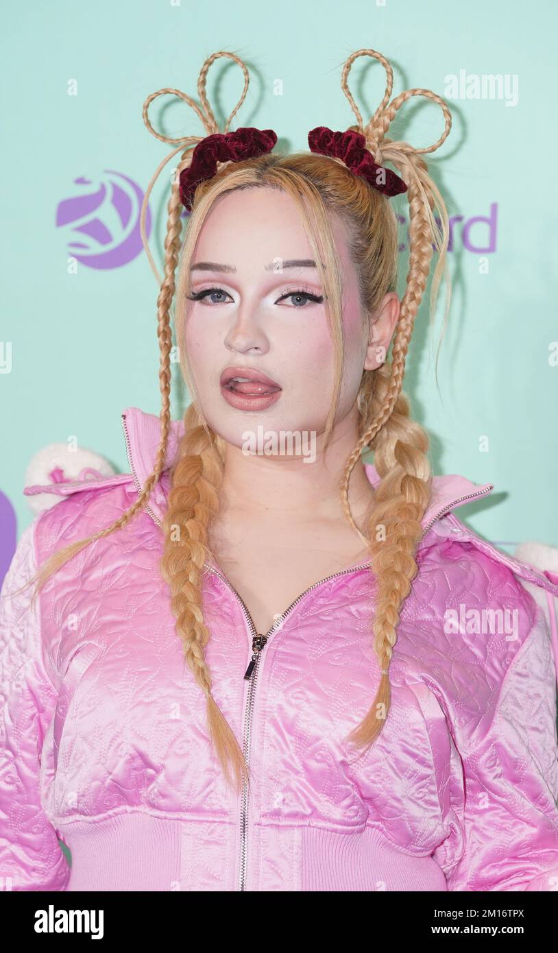 Kim Petras backstage during day one of Capital's Jingle Bell Ball with ...