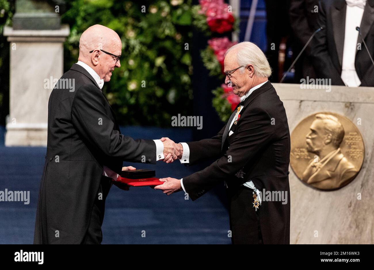 Stockholm, Sweden. 10th Dec, 2022. K. Barry Sharpless receives the 2022 ...