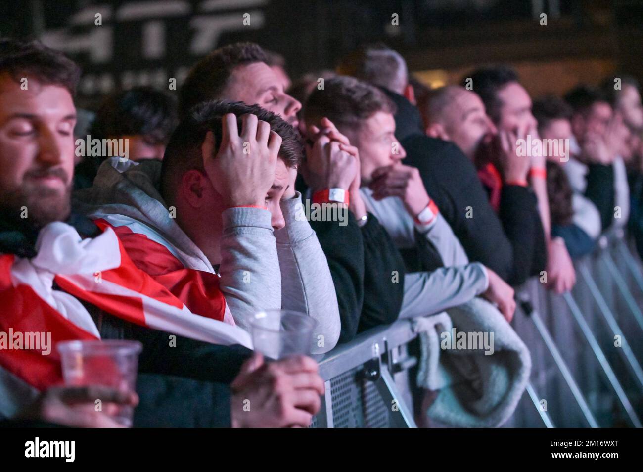 The Mill, Digbeth, Birmingham, December 10th 2022 - England fans react ...