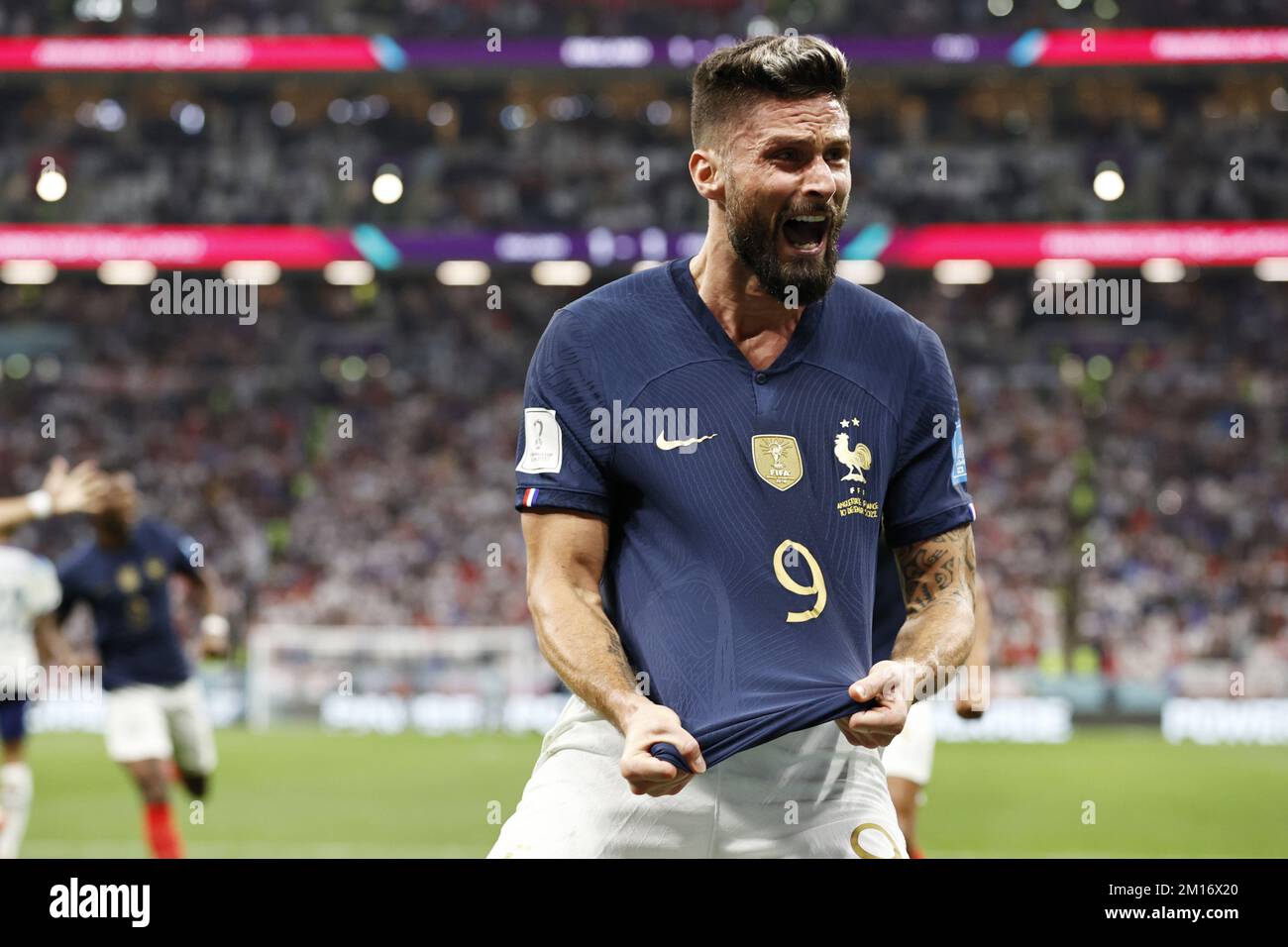 AL KHOR - Olivier Giroud of France during the FIFA World Cup Qatar 2022 ...
