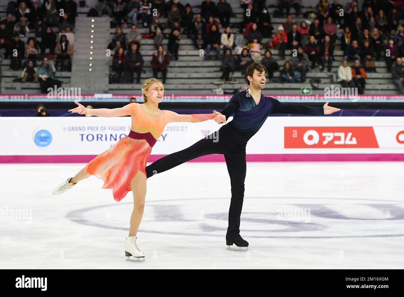 Phebe BEKKER & James HERNANDEZ (GBR), during Junior Ice Dance Free ...