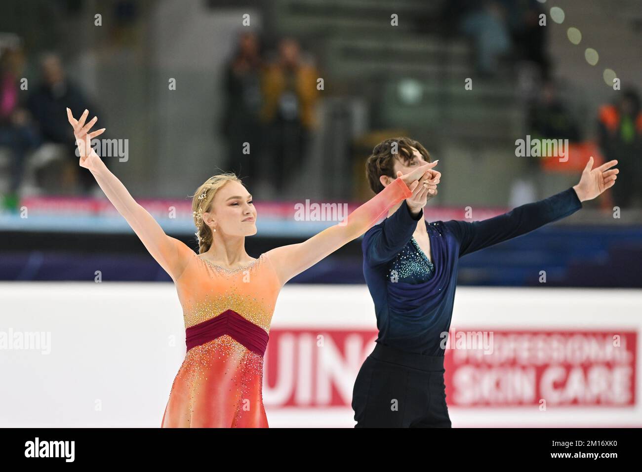Phebe BEKKER & James HERNANDEZ (GBR), during Junior Ice Dance Free ...