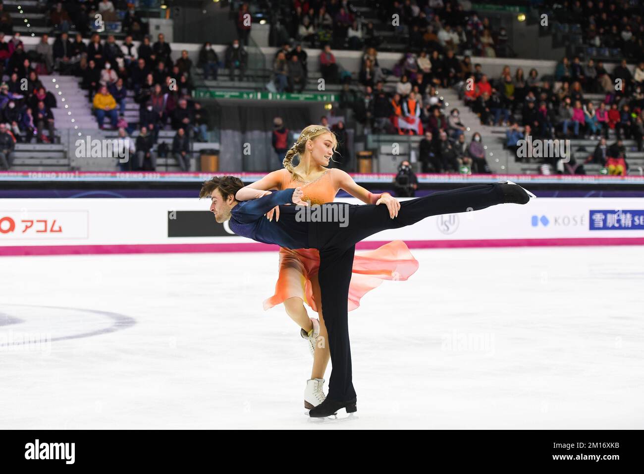 Phebe BEKKER & James HERNANDEZ (GBR), during Junior Ice Dance Free ...