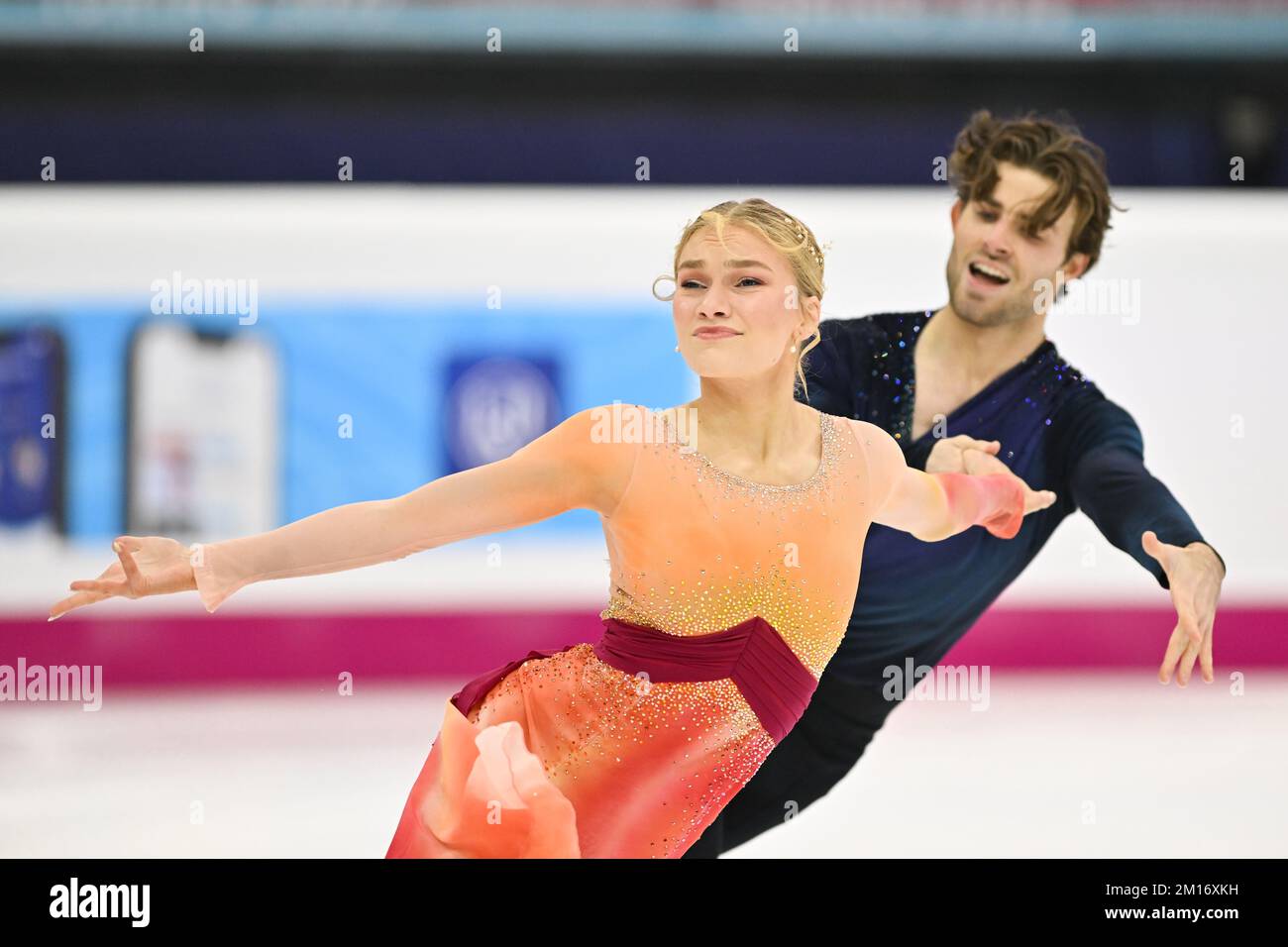 Phebe BEKKER & James HERNANDEZ (GBR), during Junior Ice Dance Free ...