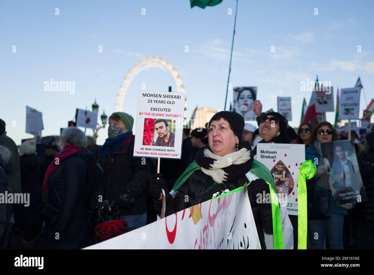 December 11, 2022: Hundreds of Iranian activists was marching today ...