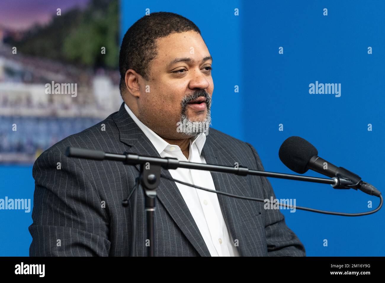 Manhattan District Attorney Alvin Bragg attends Reverend Al Sharpton ... Manhattan District Attorney Alvin Bragg attends Reverend Al Sharpton ...