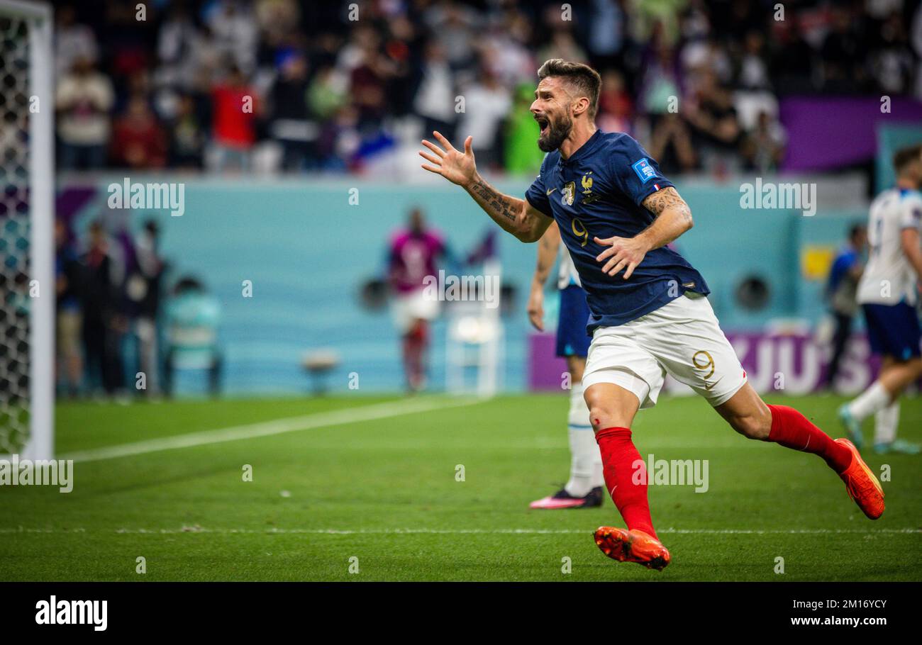 Doha, Qatar. 10th Dec, 2022. Goal celebration Olivier Giroud (FRA ...