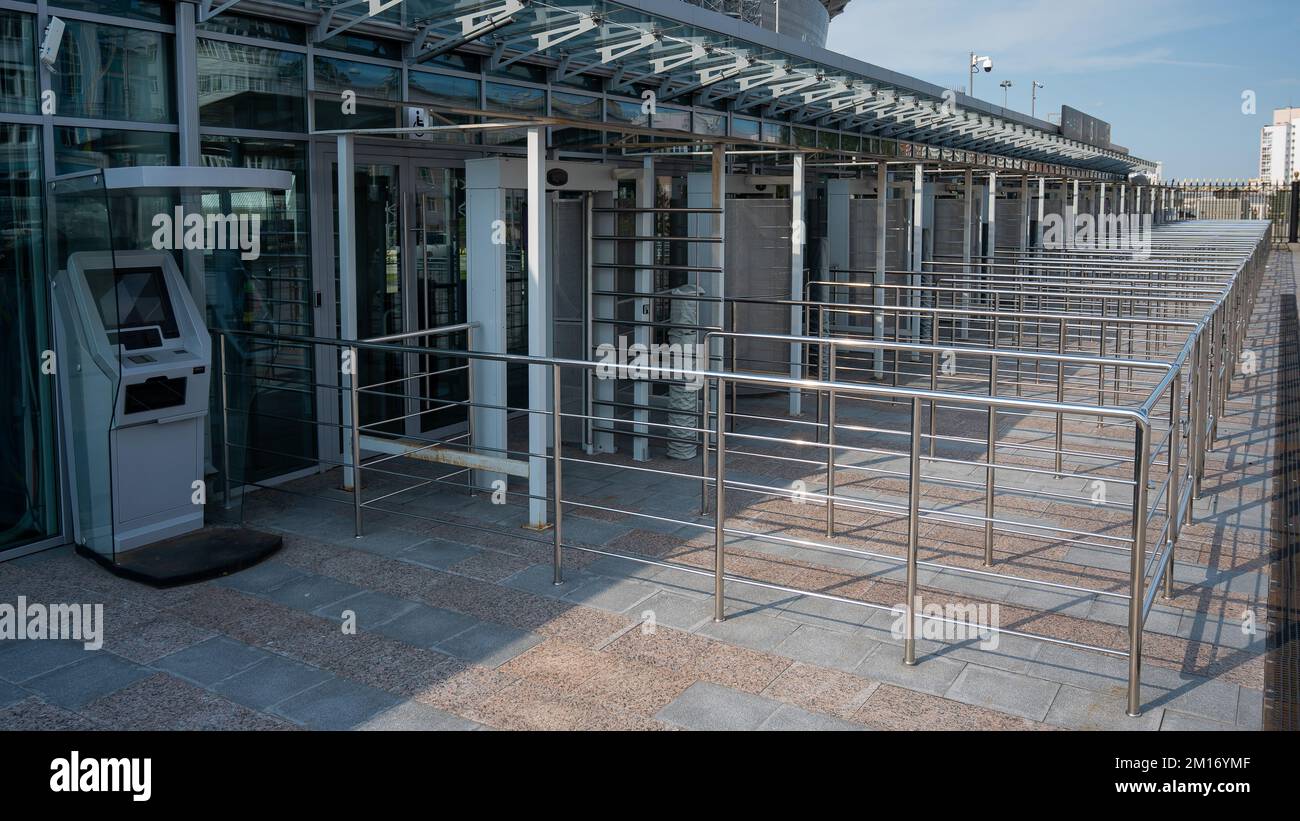 Ticket turnstiles hi-res stock photography and images - Alamy