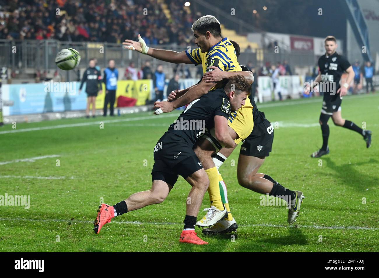 Parma, Italy. 10th Dec, 2022. taina matamua (zebre) during Parme Zebre ...