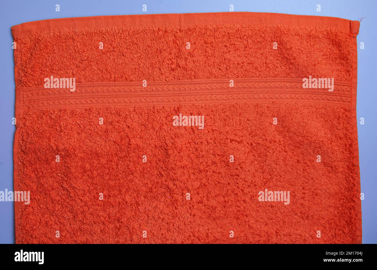 Orange terry towel background. Terry cloth texture Stock Photo - Alamy