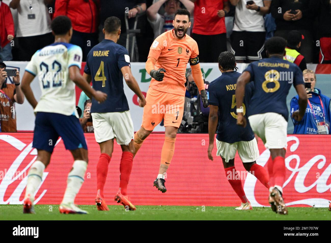 Al Chaur, Qatar. 10th Dec, 2022. Soccer, World Cup, England - France ...