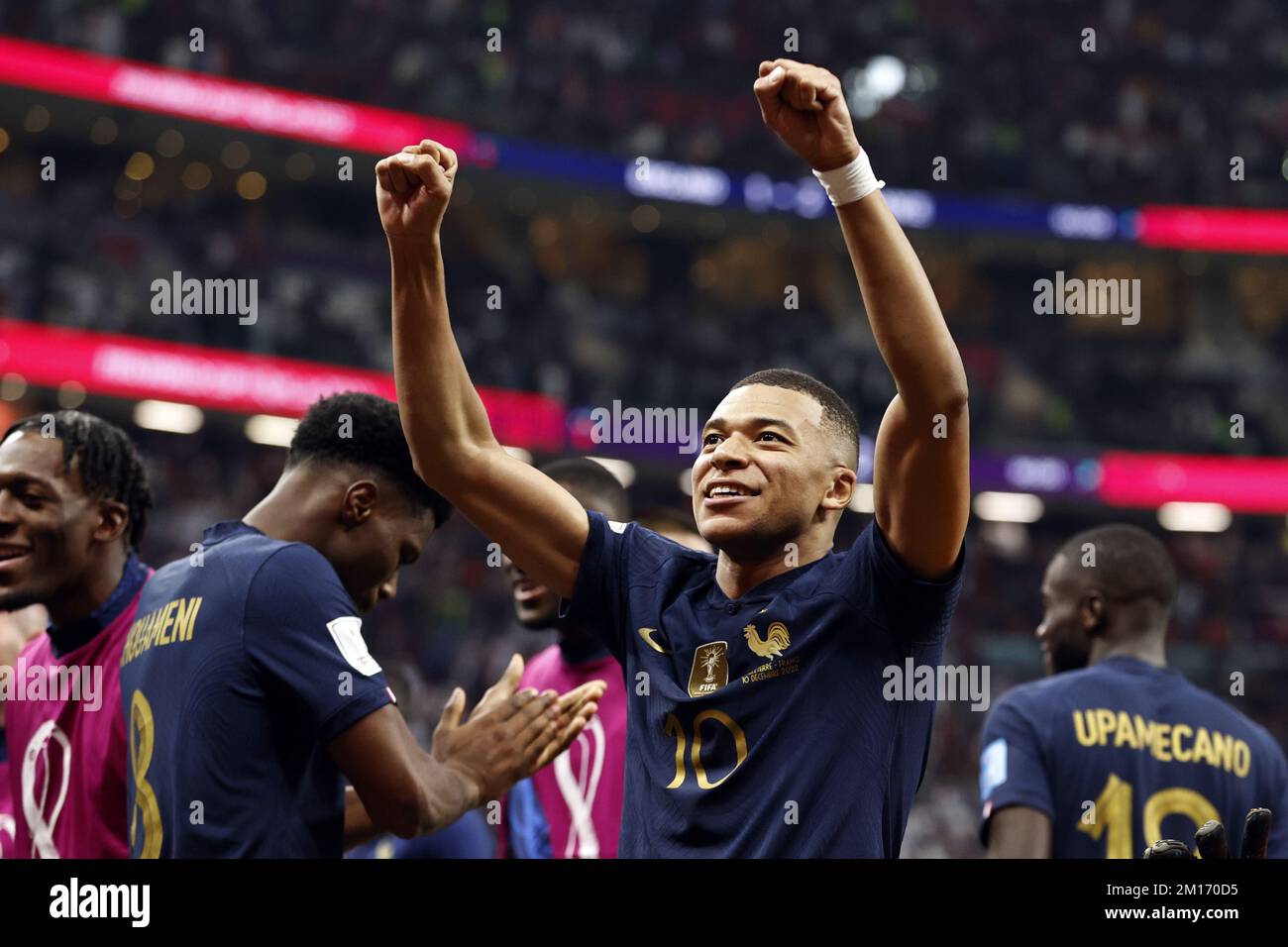 Mbappe world cup 2022 celebration hi-res stock photography and images ...