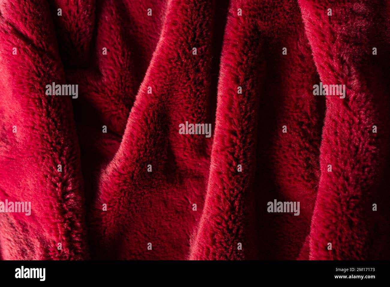 Color Knitting wool texture background Viva Magenta color Stock Photo ...