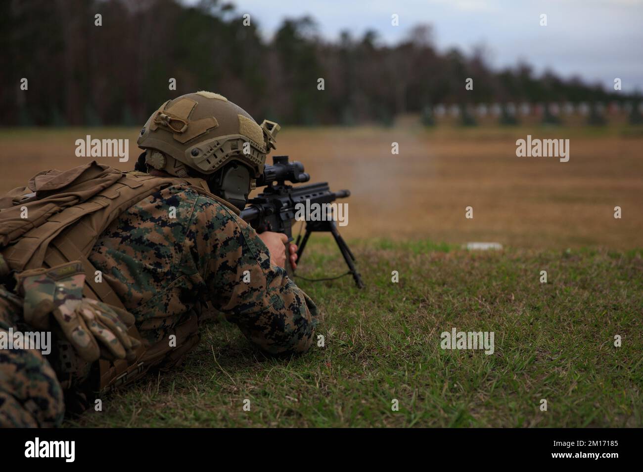 U.S. Marine Corps Sgt. Zachary Muney, a squad instructor with Marine ...