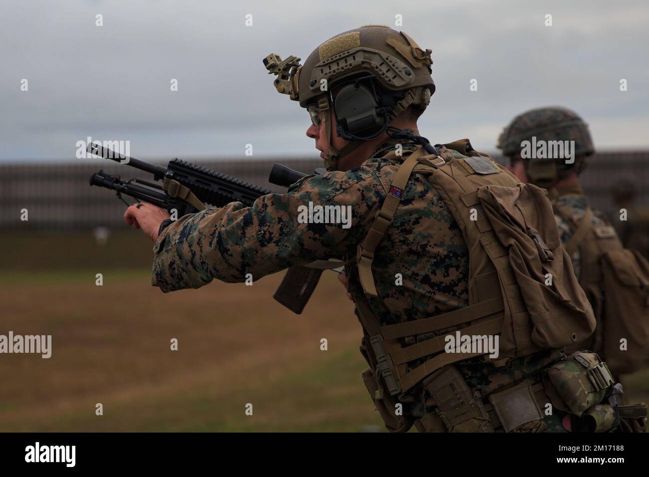 U.S. Marine Corps Sgt. Zachary Muney, a squad instructor with Marine ...