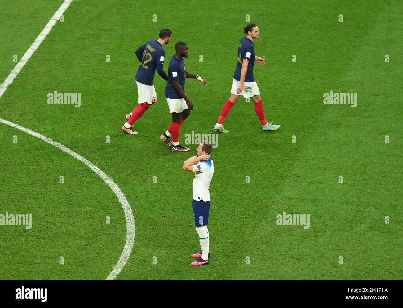 England's Harry Kane dejected following the FIFA World Cup Quarter ...