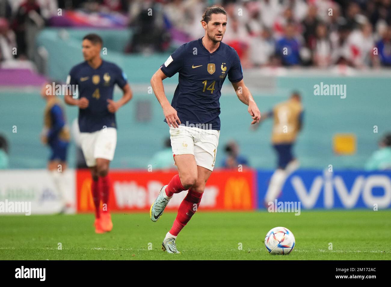 Adrien Rabiot of France during the FIFA World Cup Qatar 2022 match ...