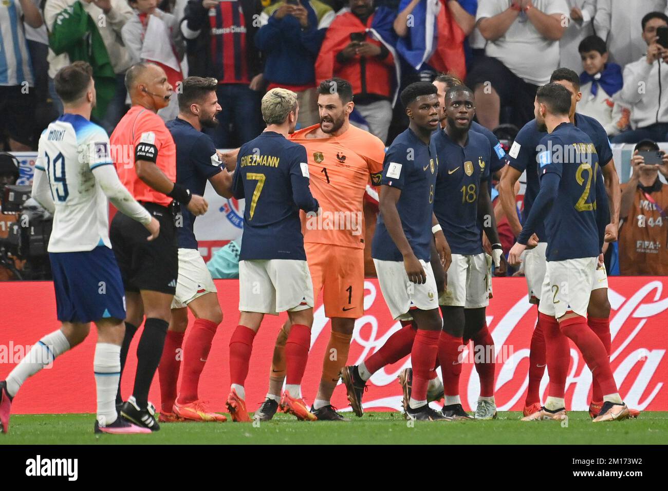 Al Khor, Qatar. 10th Dec, 2022. goalwart Hugo LLORIS (FRA) jubilation ...