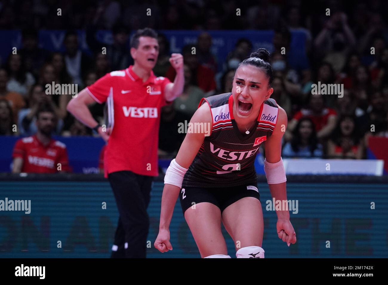 ANKARA, TURKIYE - JUNE 05, 2022: Akoz Simge Sebnem in Turkiye vs ...