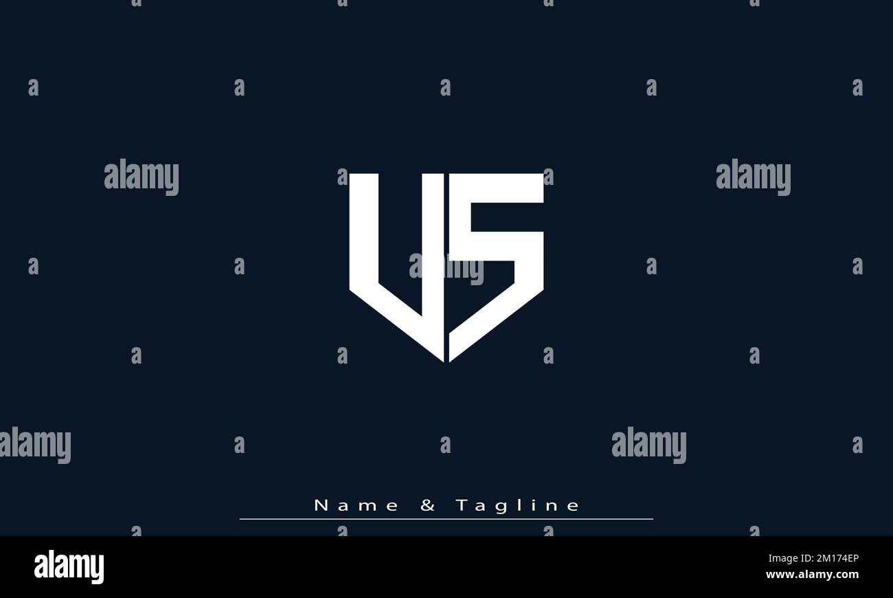 Alphabet letters Initials Monogram logo US , SU Stock Vector Image ...