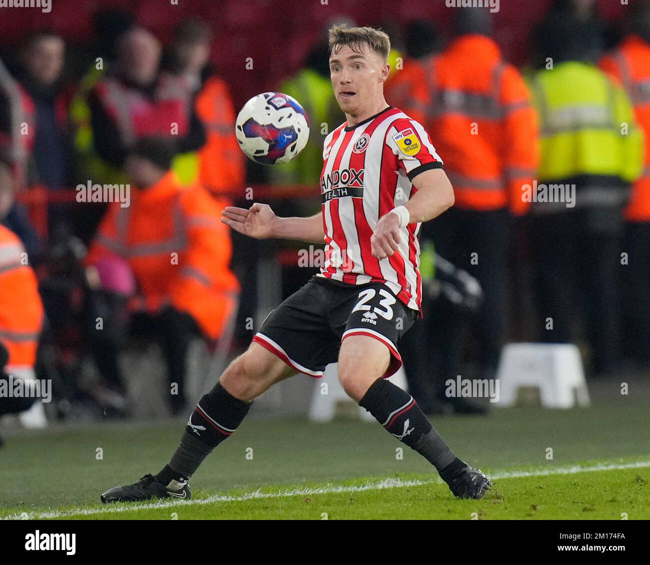 Ben Osborn #23 of Sheffield United during the Sky Bet Championship ...