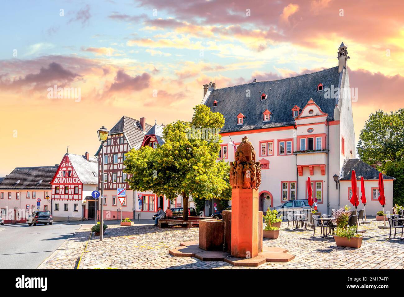 Market in Kiedrich, Hessen, Germany Stock Photo - Alamy