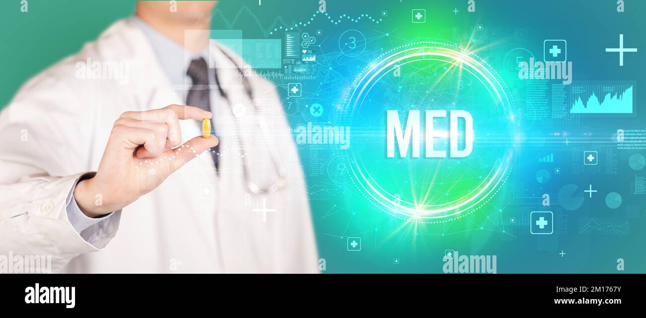 Close-up of a doctor giving you a pill Stock Photo - Alamy