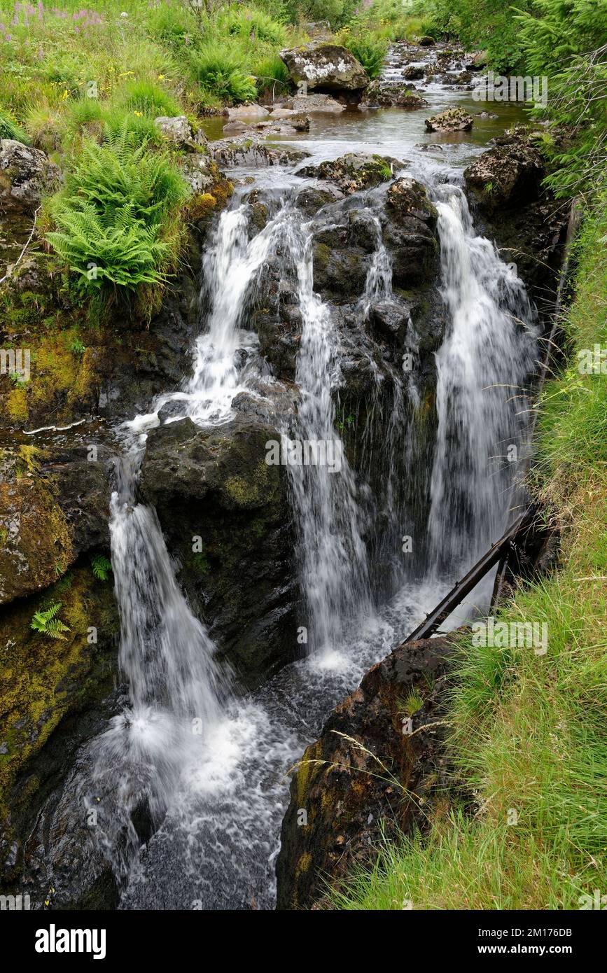 Severn-Break-its-Neck Waterfall on River Severn in Hafren Forest near ...