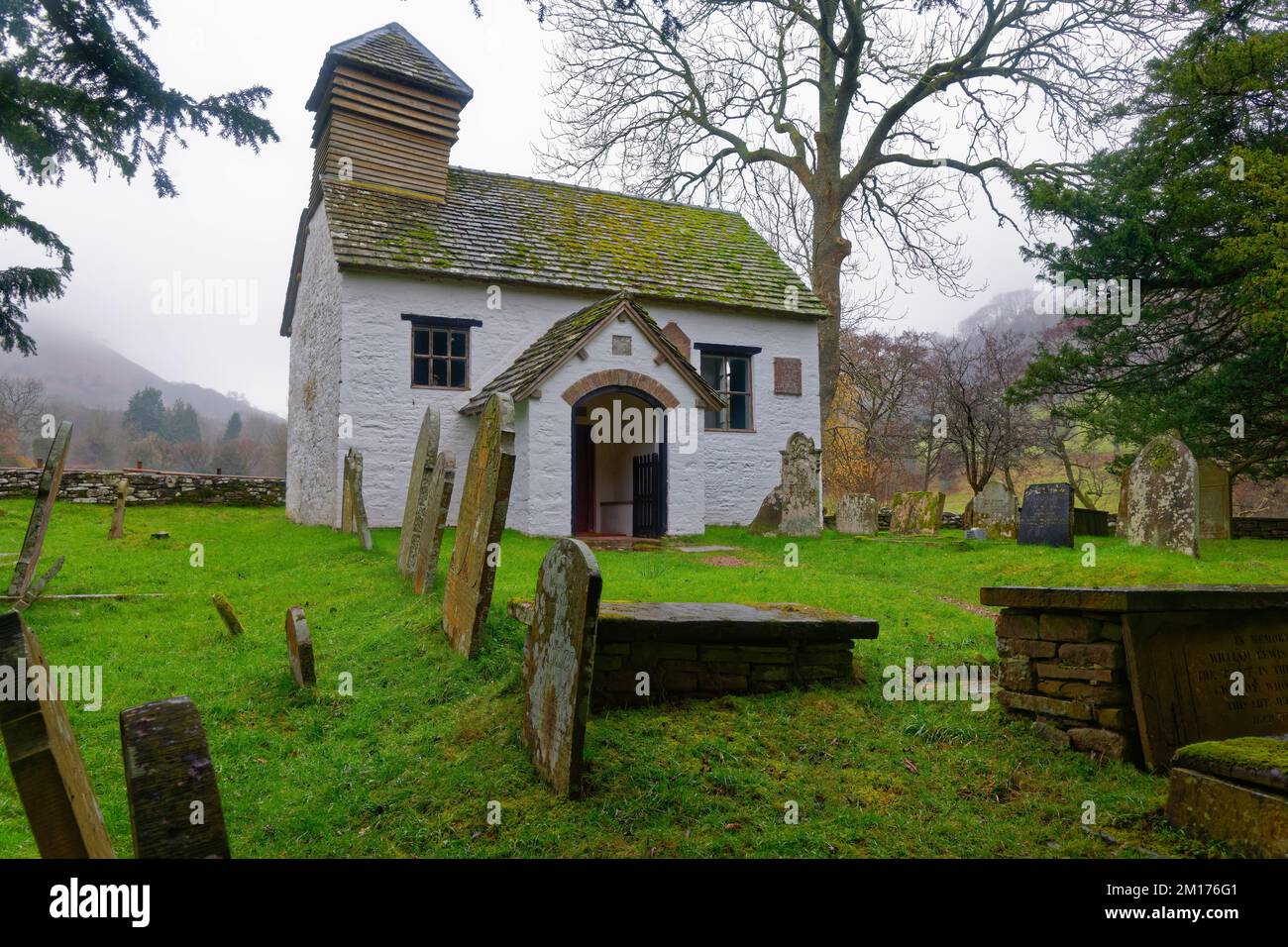 Church of St Mary the Virgin, Capel-y-ffin, Black Mountains, Brecon ...