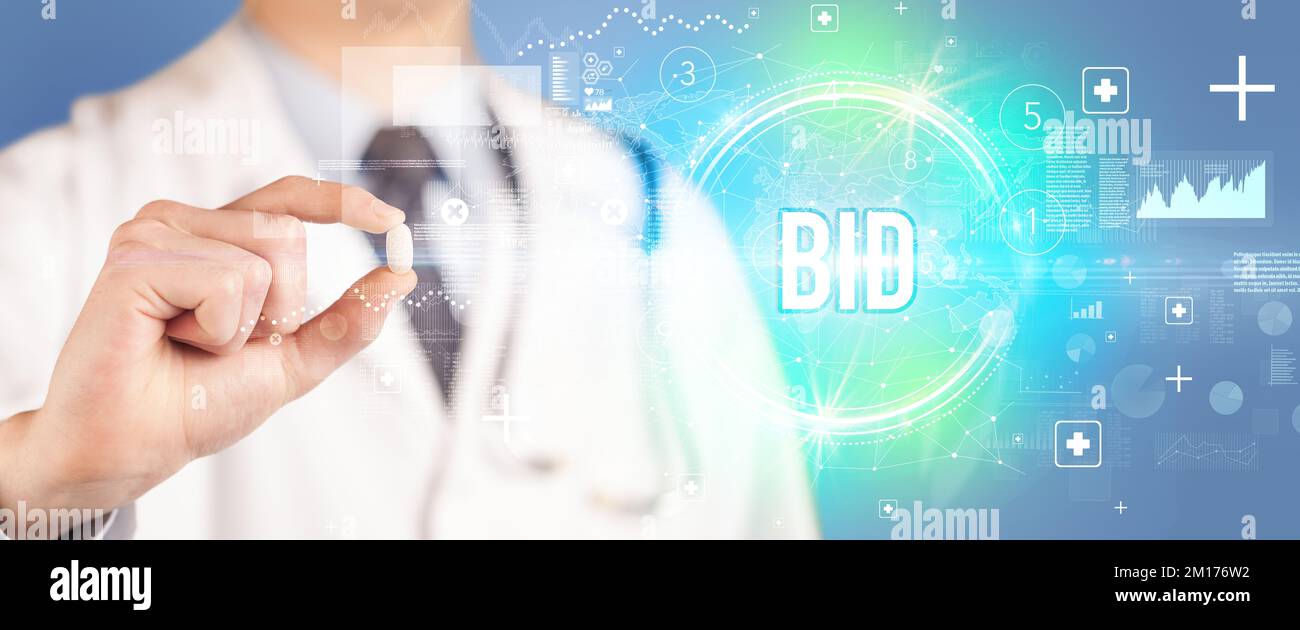 Close-up of a doctor giving you a pill Stock Photo - Alamy