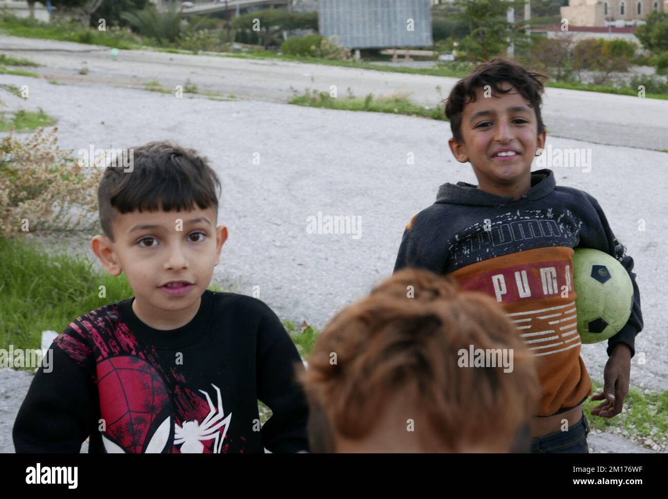 Beirut lebanon poverty line syrian palestinian refugees hi-res stock ...