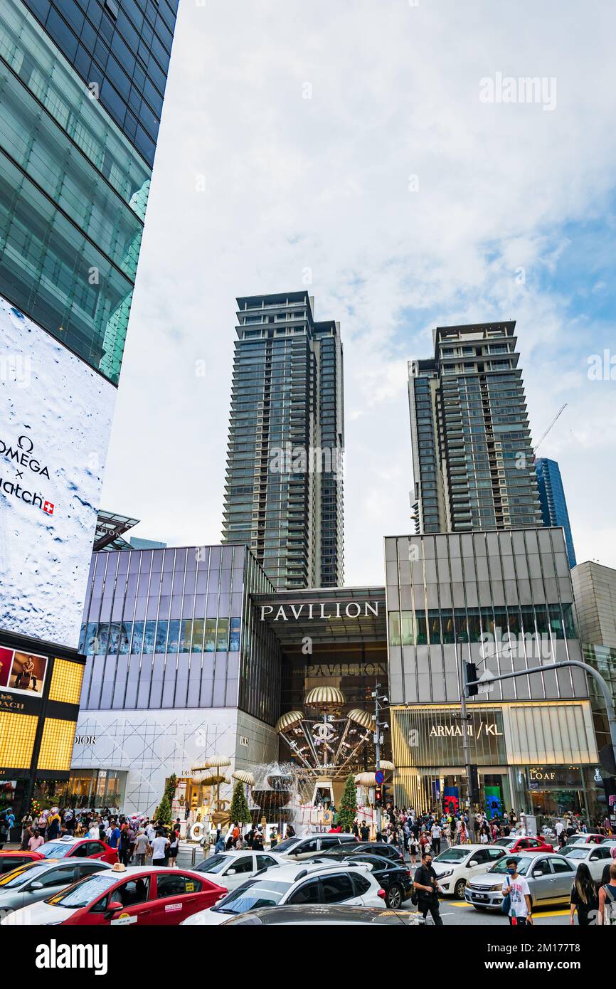 Kuala Lumpur, Malaysia -December 2022: Pavilion Kuala Lumpur, a ...