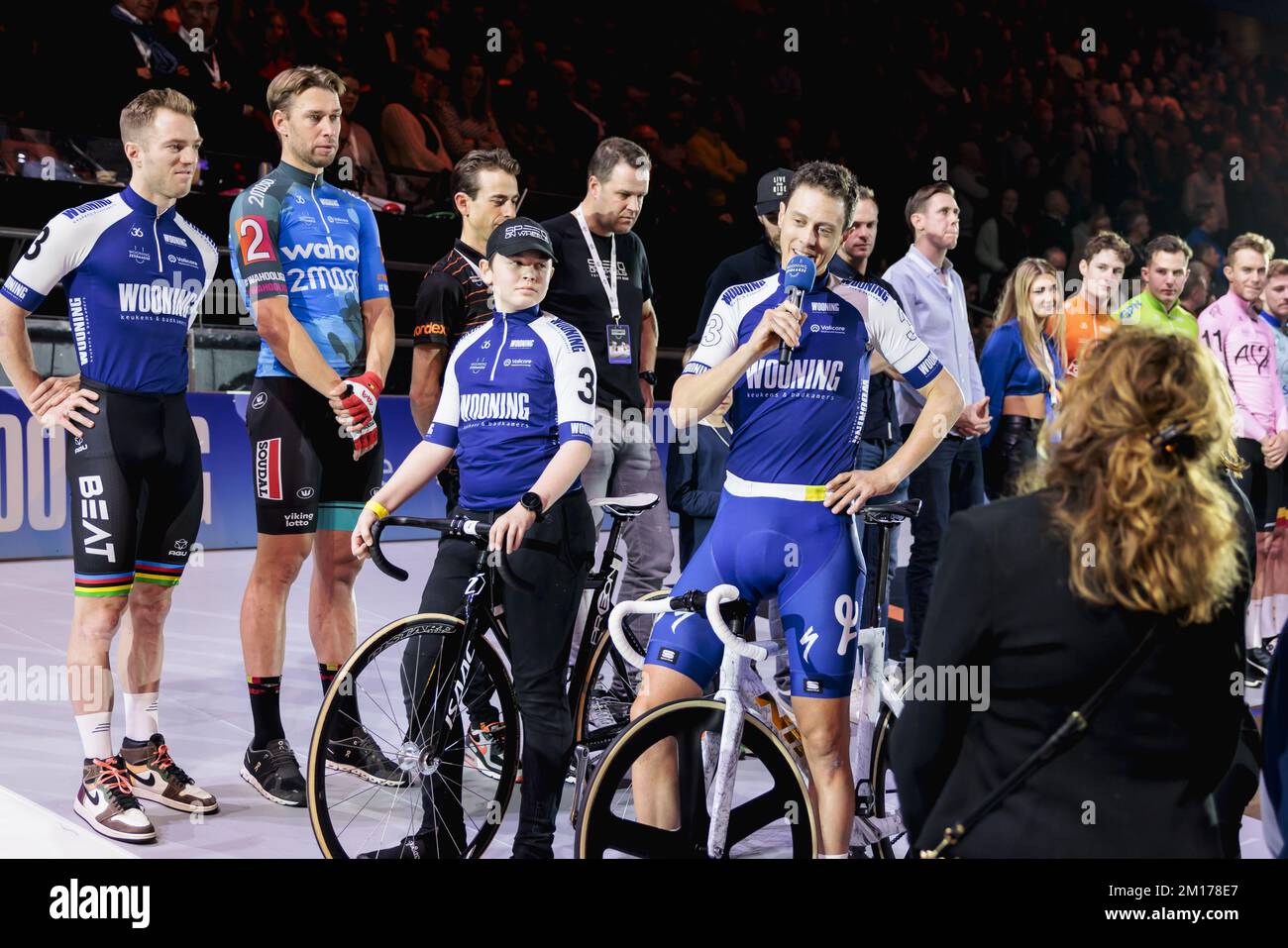 ROTTERDAM - Niki Terpstra is put in the spotlight during the Rotterdam ...