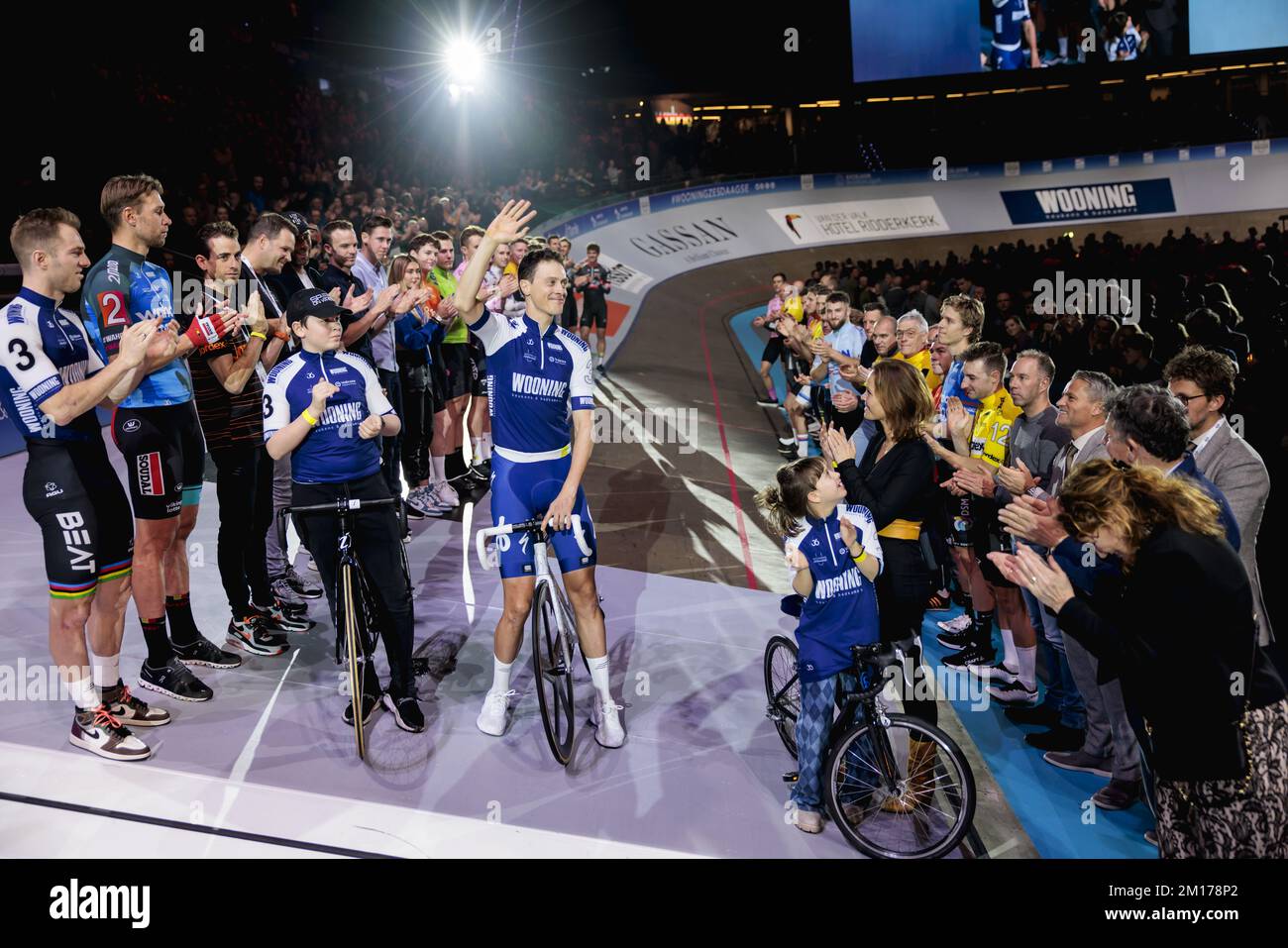 ROTTERDAM - Niki Terpstra is put in the spotlight during the Rotterdam ...