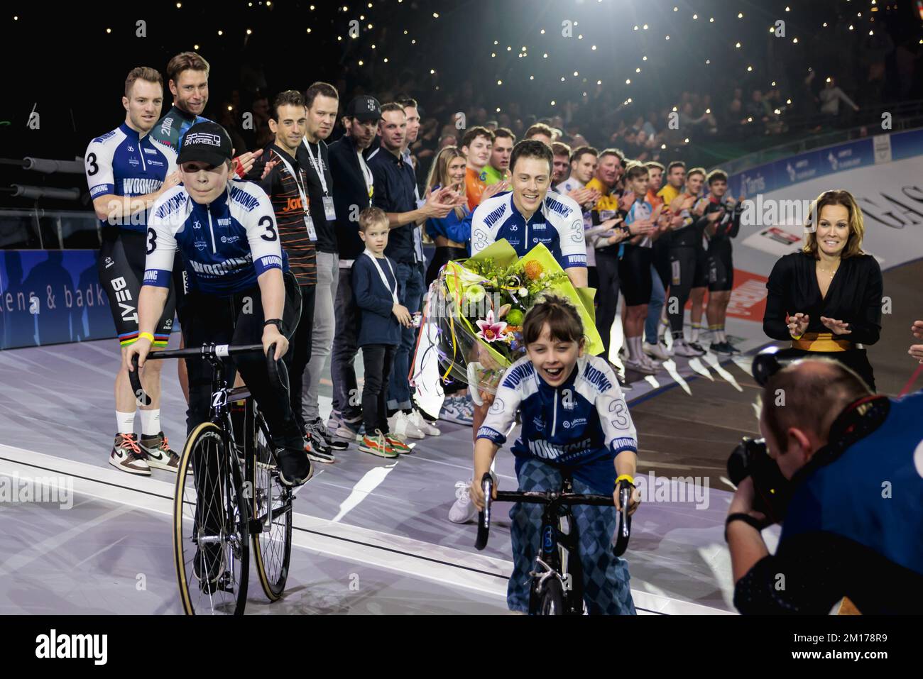 ROTTERDAM - Niki Terpstra is put in the spotlight during the Rotterdam ...