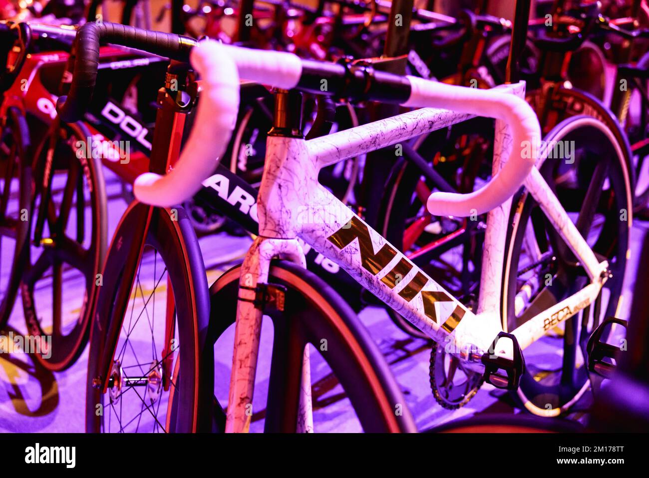 ROTTERDAM - Niki Terpstra is put in the spotlight during the Rotterdam ...