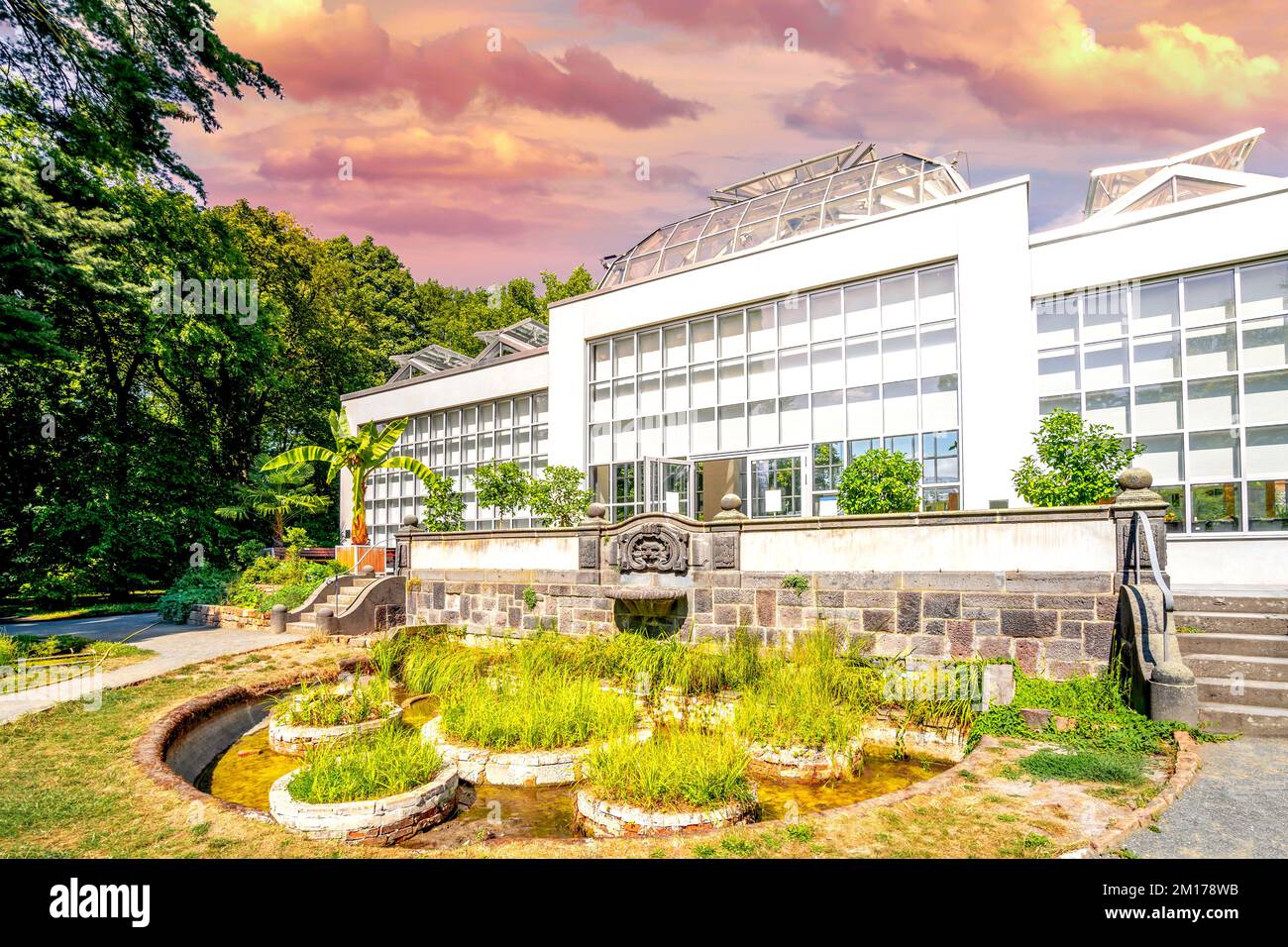 Botanical garden, Giessen, Hessen, Germany Stock Photo - Alamy
