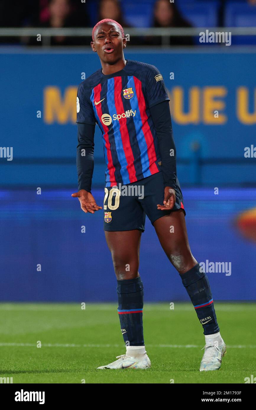Barcelona, Spain. 10th Dec, 2022. Oshoala of FC Barcelona during the La ...